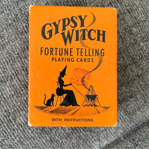 Other | Vintage Gypsy Witch Fortune Telling Cards W Instructions Card Deck | Poshmark